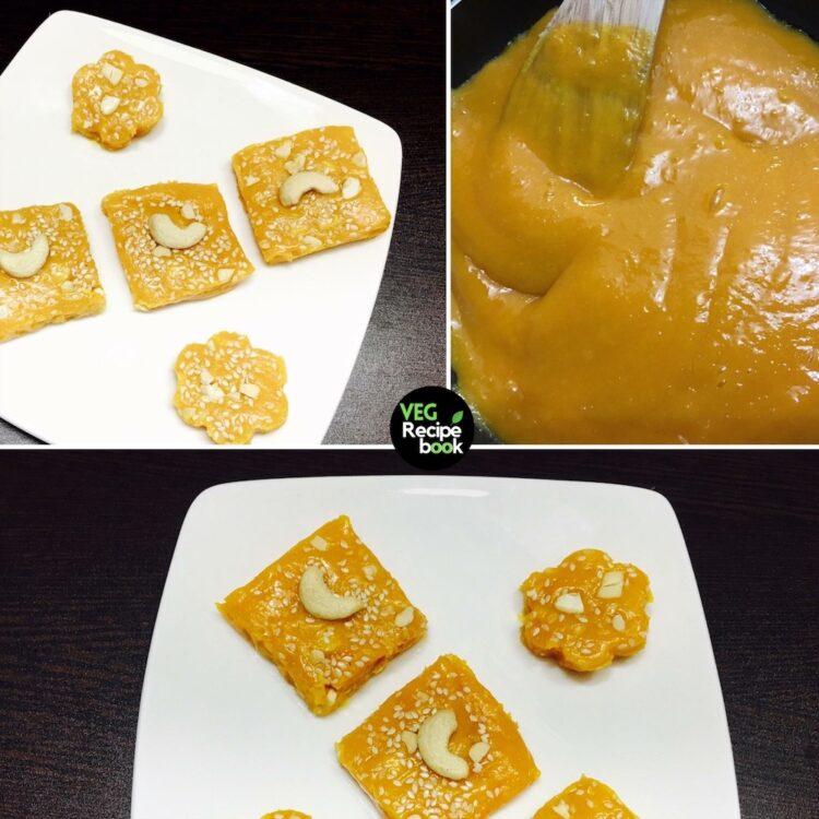Mango Kalakand Recipe | Mango Barfi Recipe - The Garus Kitchen