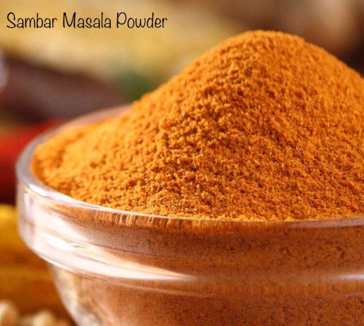Authentic Sambar Masala Recipe - The Garus Kitchen