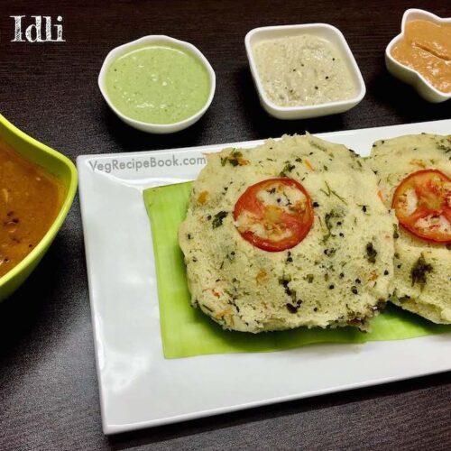 Restaurant style Vegetable Rava Idli Recipe - The Garus Kitchen