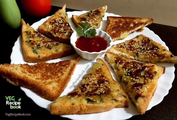 Crispy Potato Toast Recipe | Aloo Toast - The Garus Kitchen