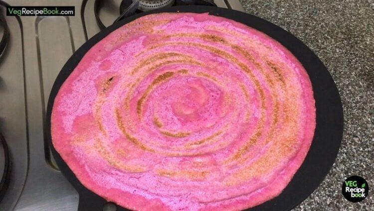 Beetroot Dosa Recipe | Pink Dosa Recipe - The Garus Kitchen