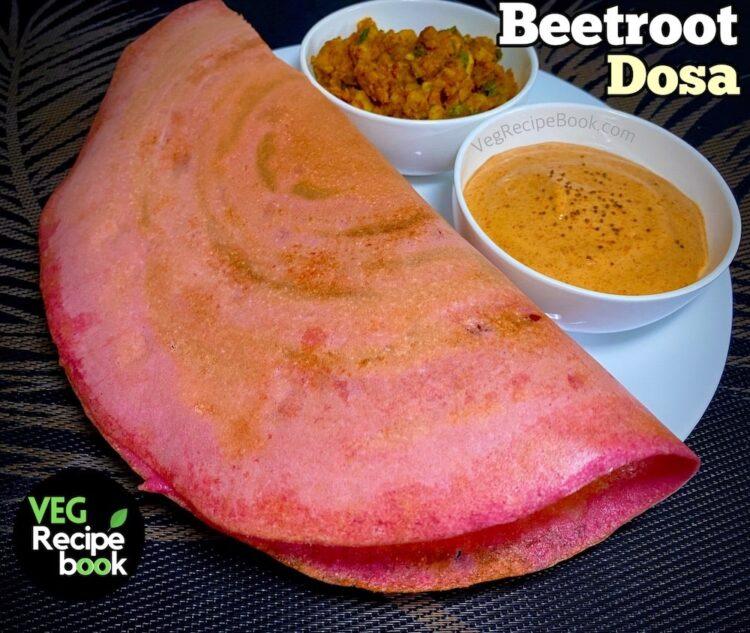 Beetroot Dosa Recipe | Pink Dosa Recipe - The Garus Kitchen