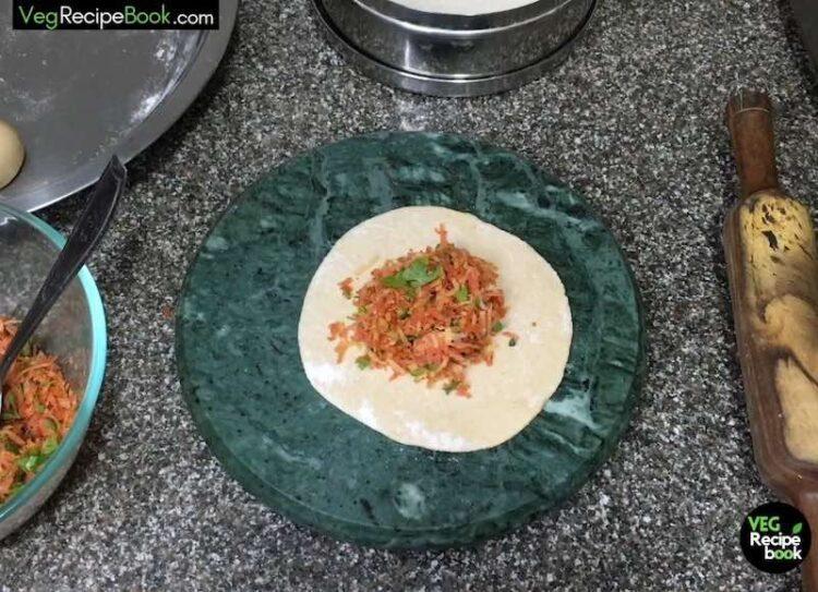 Gajar Paratha Recipe | Carrot Paratha Recipe - The Garus Kitchen