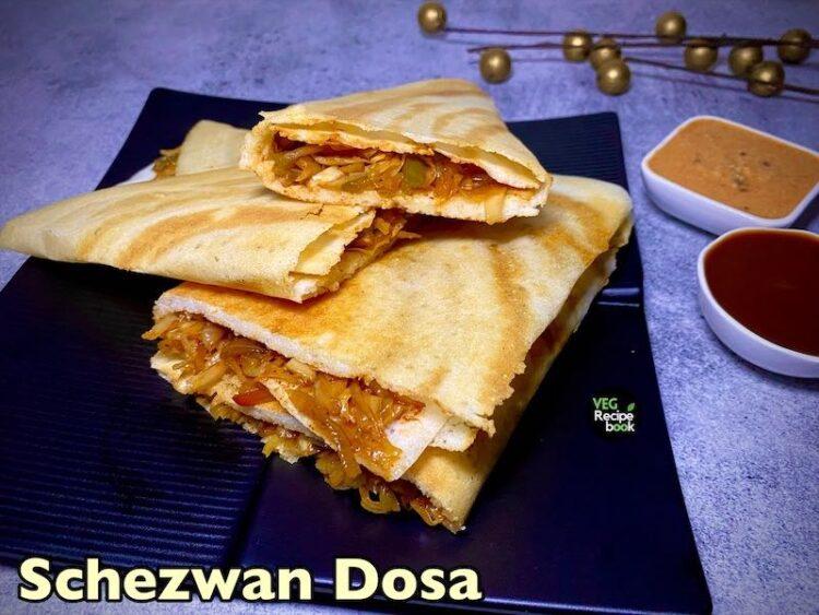 Spring Dosa Recipe | Chinese Dosa Recipe - The Garus Kitchen