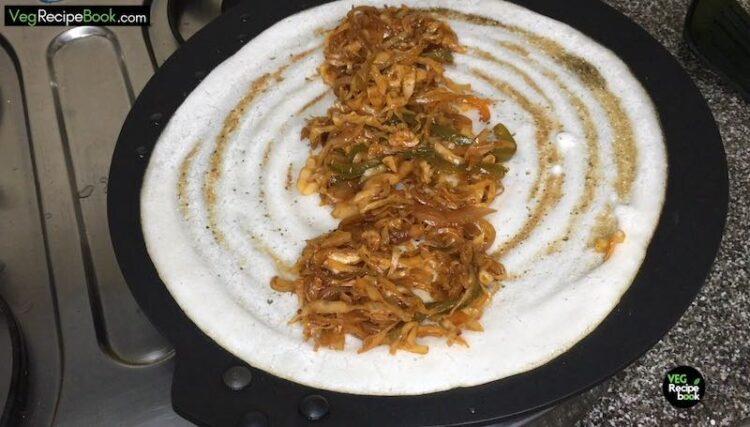 Spring Dosa Recipe | Chinese Dosa Recipe - The Garus Kitchen