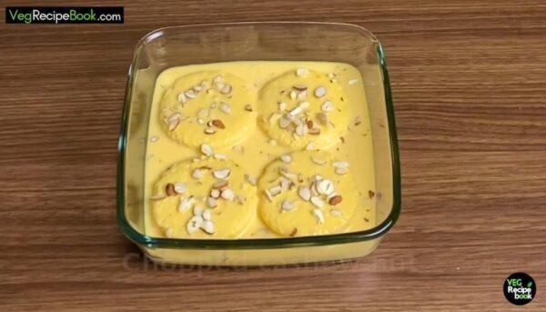 Mango Rasmalai Recipe | Instant Rasmalai - The Garus Kitchen