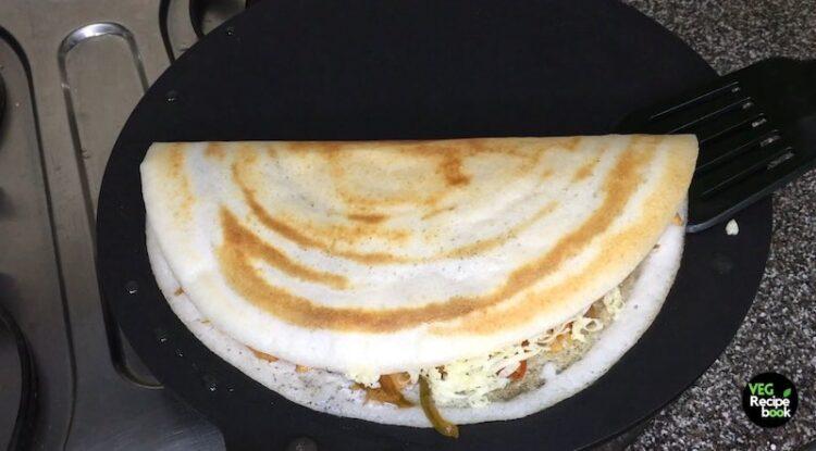 Spring Roll Cheese Dosa Recipe - The Garus Kitchen