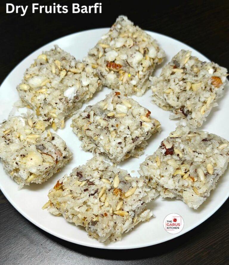 Dry Fruits Barfi Recipe for Janmashtami | Mewa Pag Recipe - The Garus ...