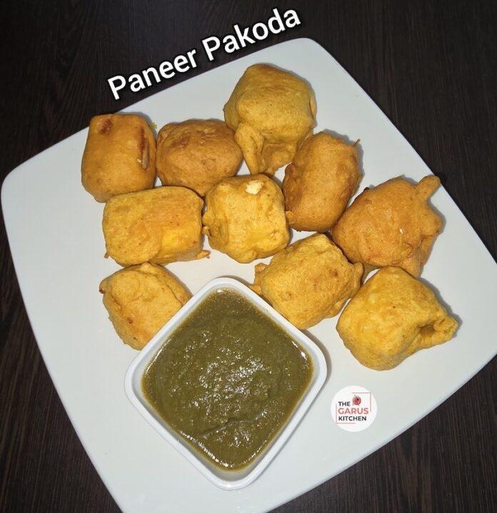 Easy Paneer Pakoda Recipe | How to Make Crispy Paneer Pakora - The ...