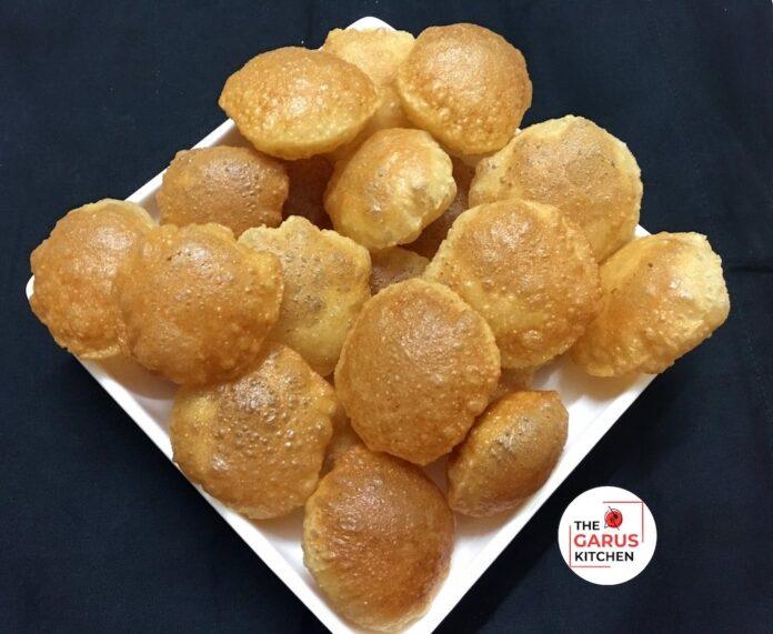 Atta Puri Recipe for Pani Puri | Atta Golgappa Recipe - The Garus Kitchen